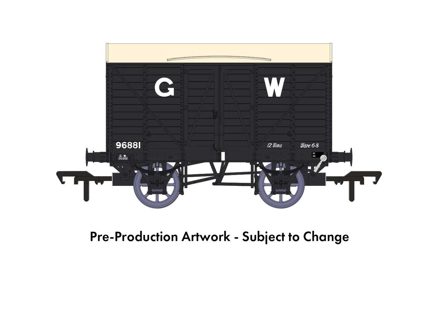 944017 - GWR Mink A Van diaV16 96881 - Durham Trains of Stanley