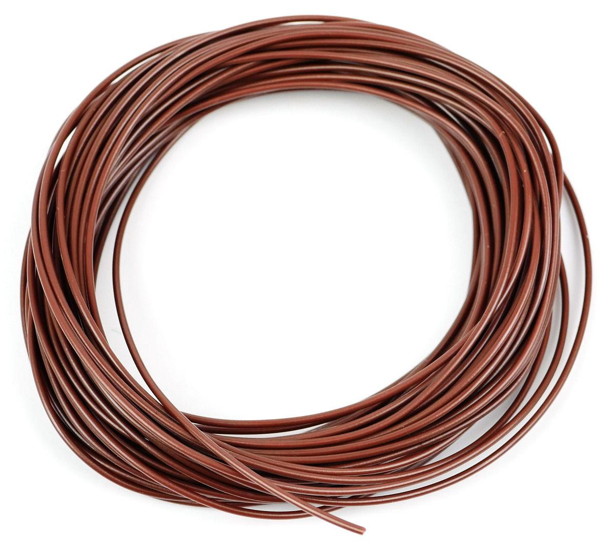 GM11BN - Brown Wire 10m - Durham Trains of Stanley