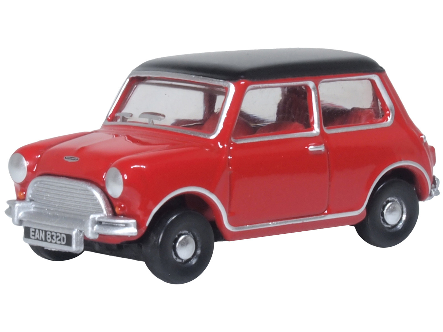 76MN012 - Austin cooper mini tartan red/black - Durham Trains of Stanley