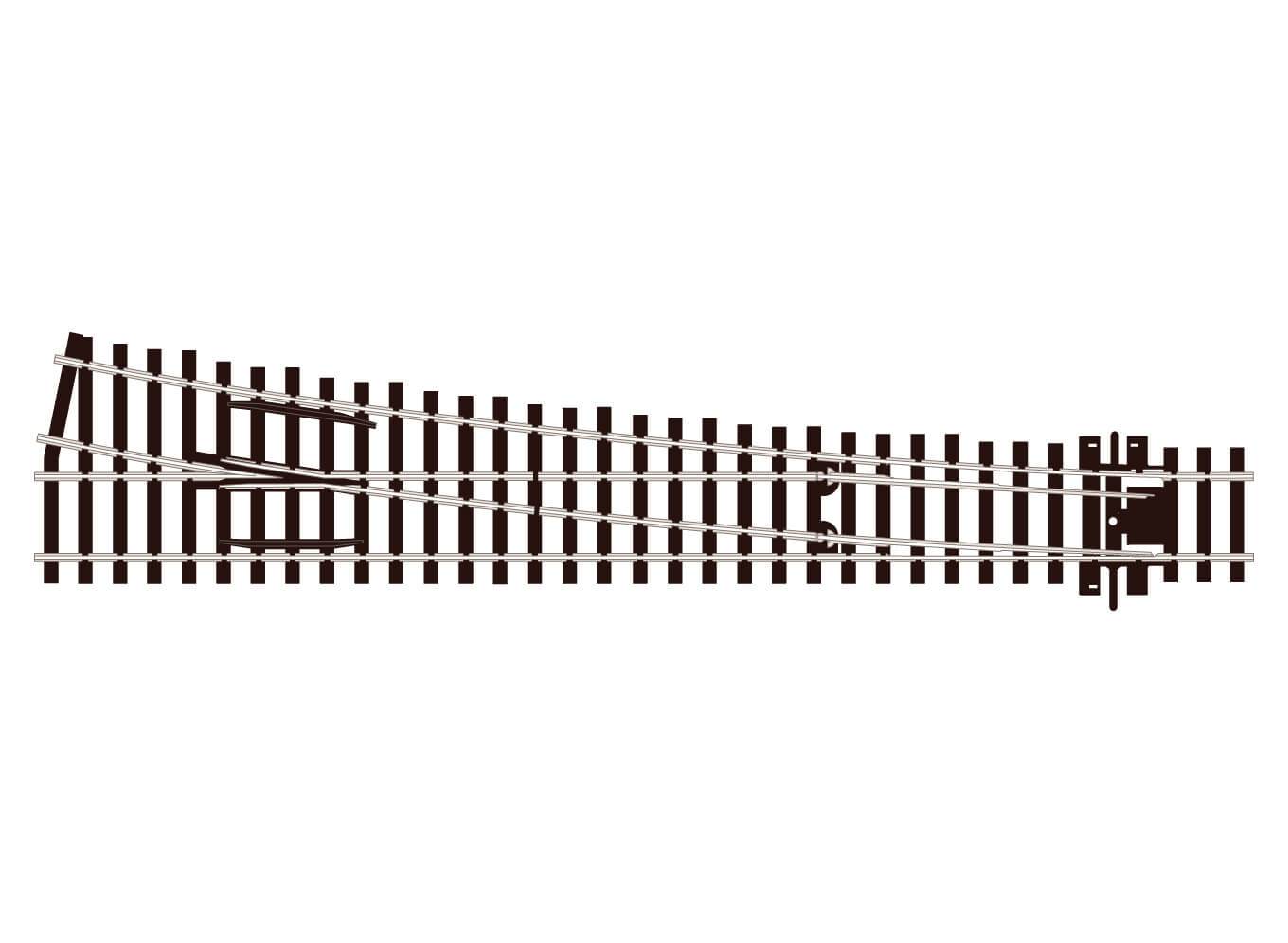 SL-E188 - Large Radius Electrofrog Code 75 RH - Durham Trains of Stanley