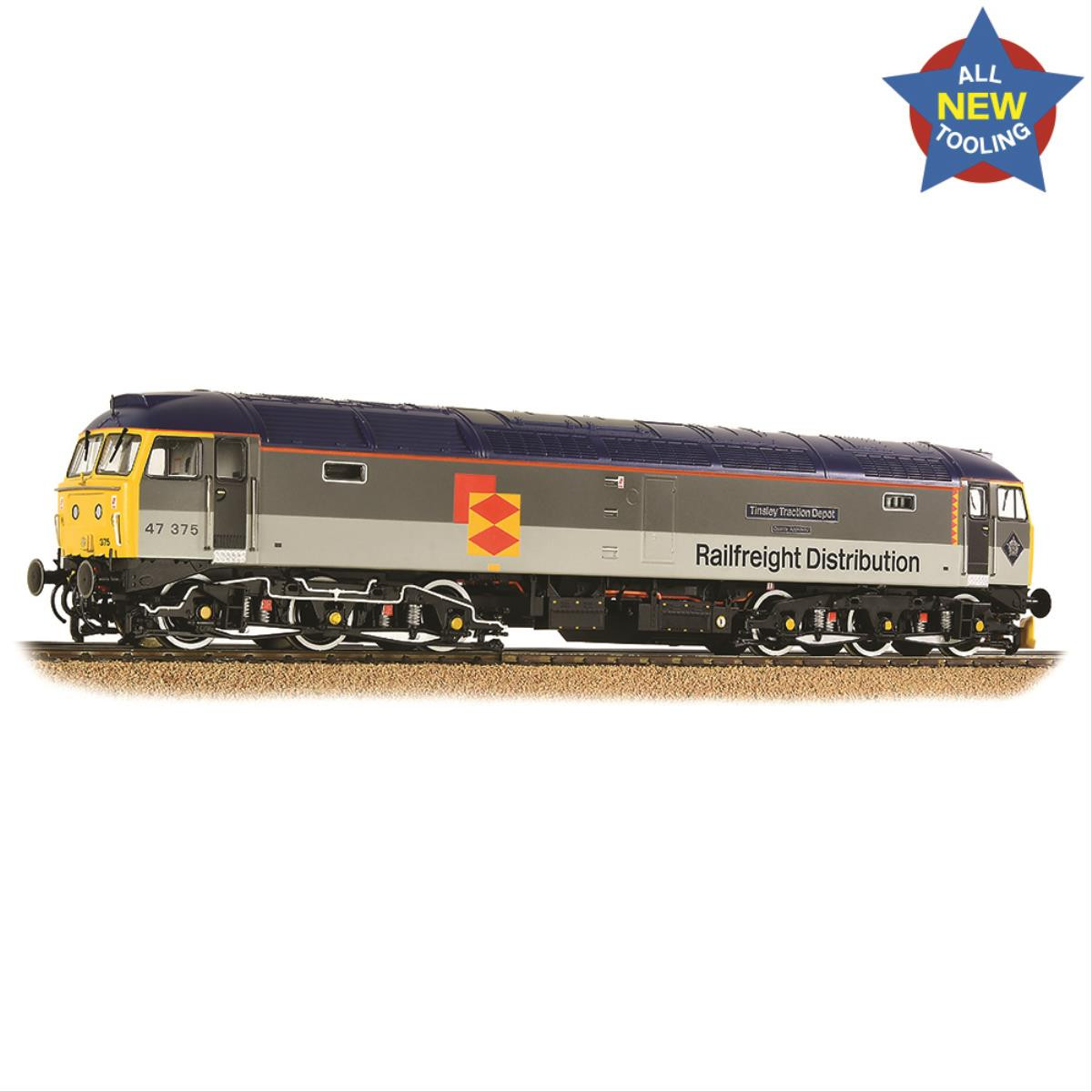 35-419 - Class 47/3 Tinsley TMD BR Railfreight - Durham Trains of Stanley