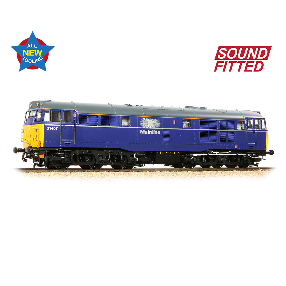 35-830SF - Class 31407 mainline freight sound fitted - Durham Trains of ...
