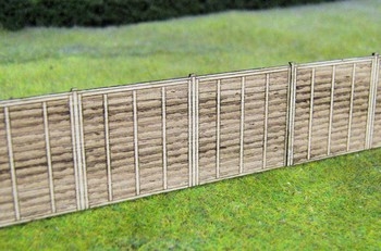 GM451 - OO Gauge Wooden Fence Panel Set (3) - Durham Trains of Stanley