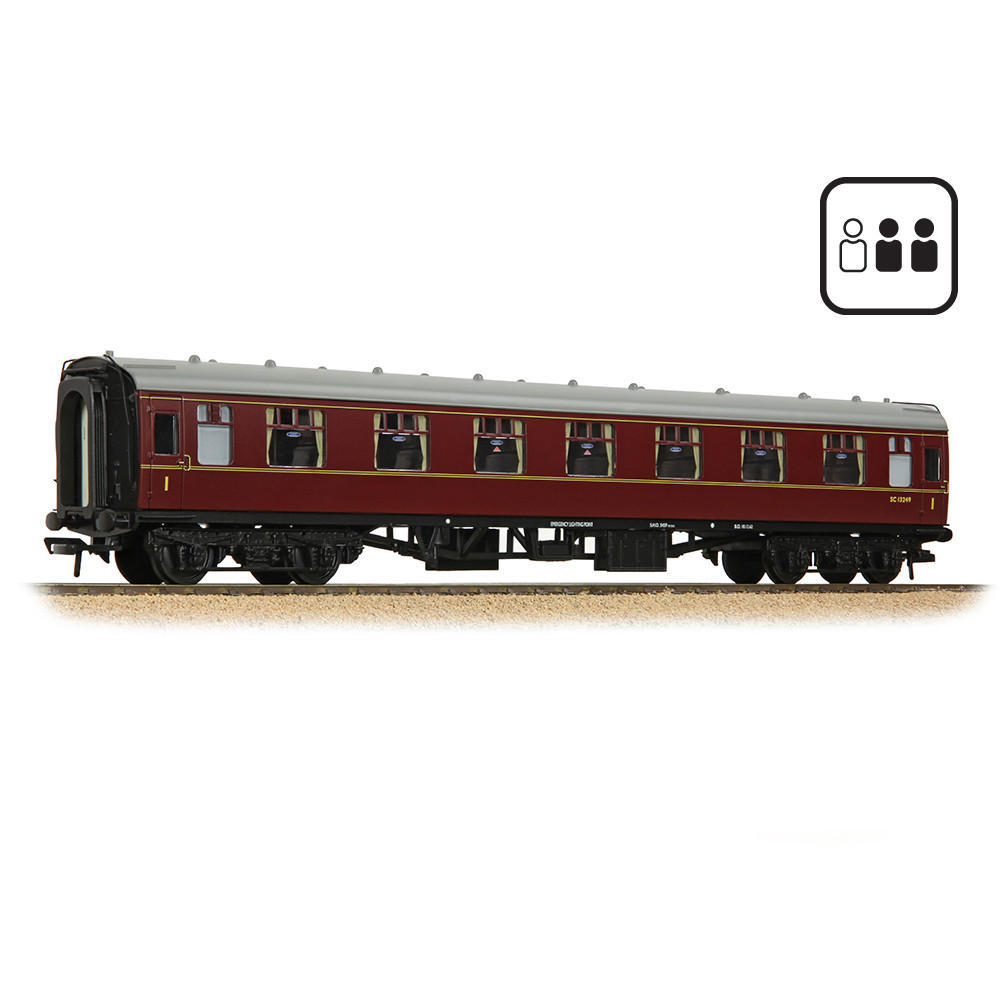 39-151GPF - BR mk1 FK BR Maroon with fitted passengers - Durham Trains ...