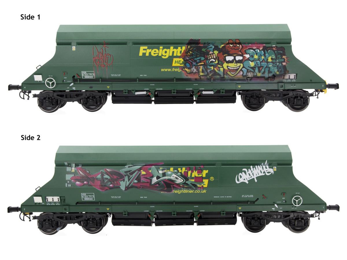 7F-026-002G - HIA Hopper freightliner heavy haul graffiti green ...