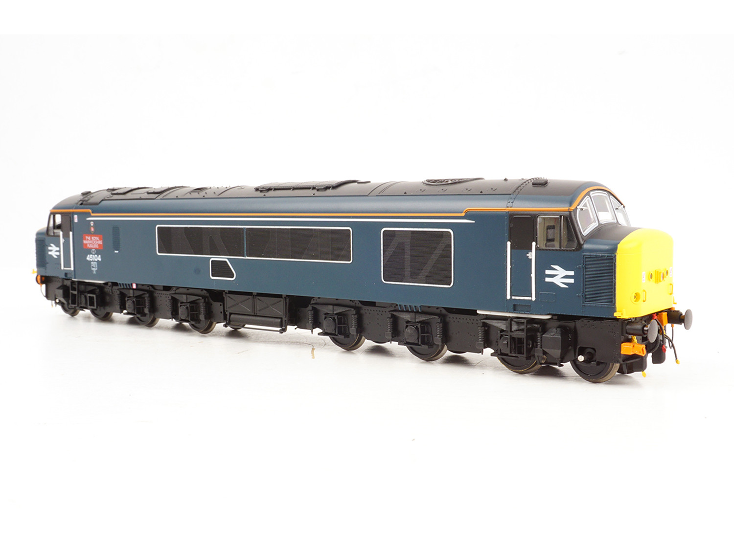 45503 - BR Rail tour blue 45104 HI light - Durham Trains of Stanley