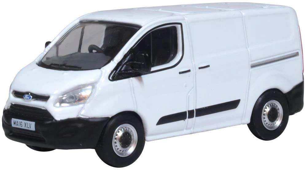 76CUS002 - Ford transit custom white - Durham Trains of Stanley