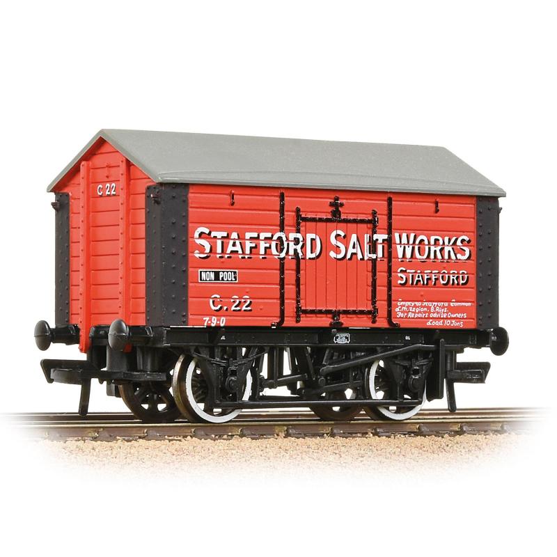 33-181A - 10 Ton covered salt wagon - Durham Trains of Stanley