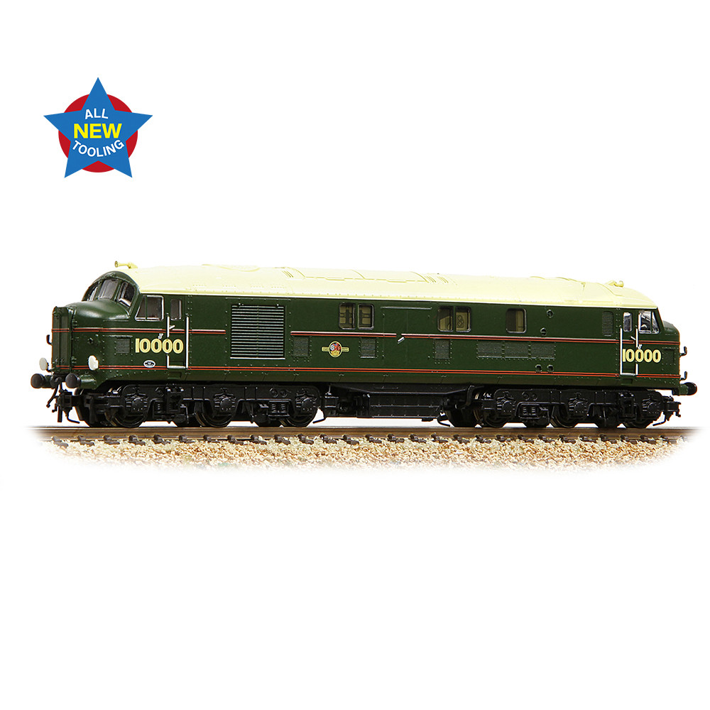372-916 - LMS 10000 BR Lined green late crest - Durham Trains of Stanley