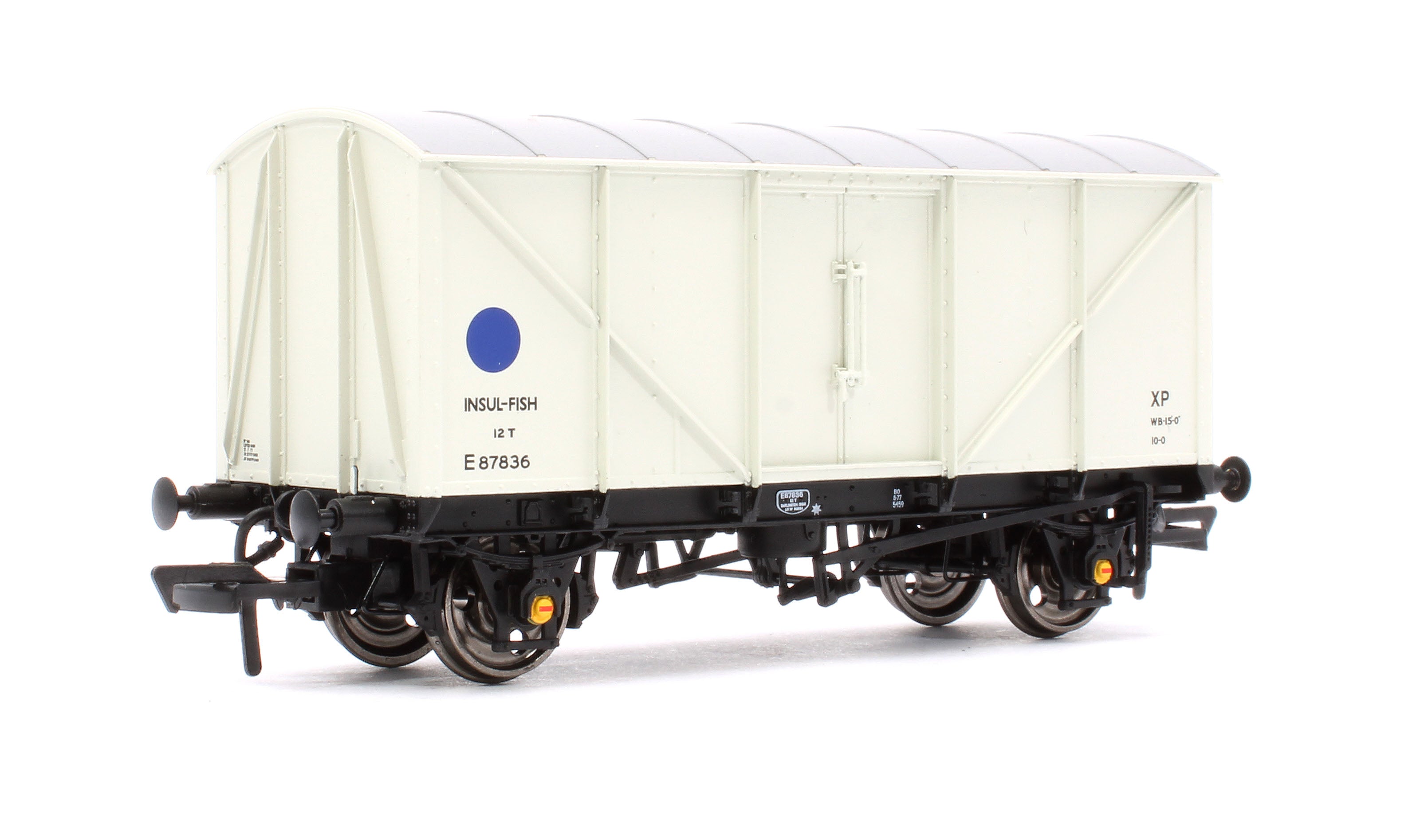 957002 - Blue spot fish van No.E87836 - Durham Trains of Stanley