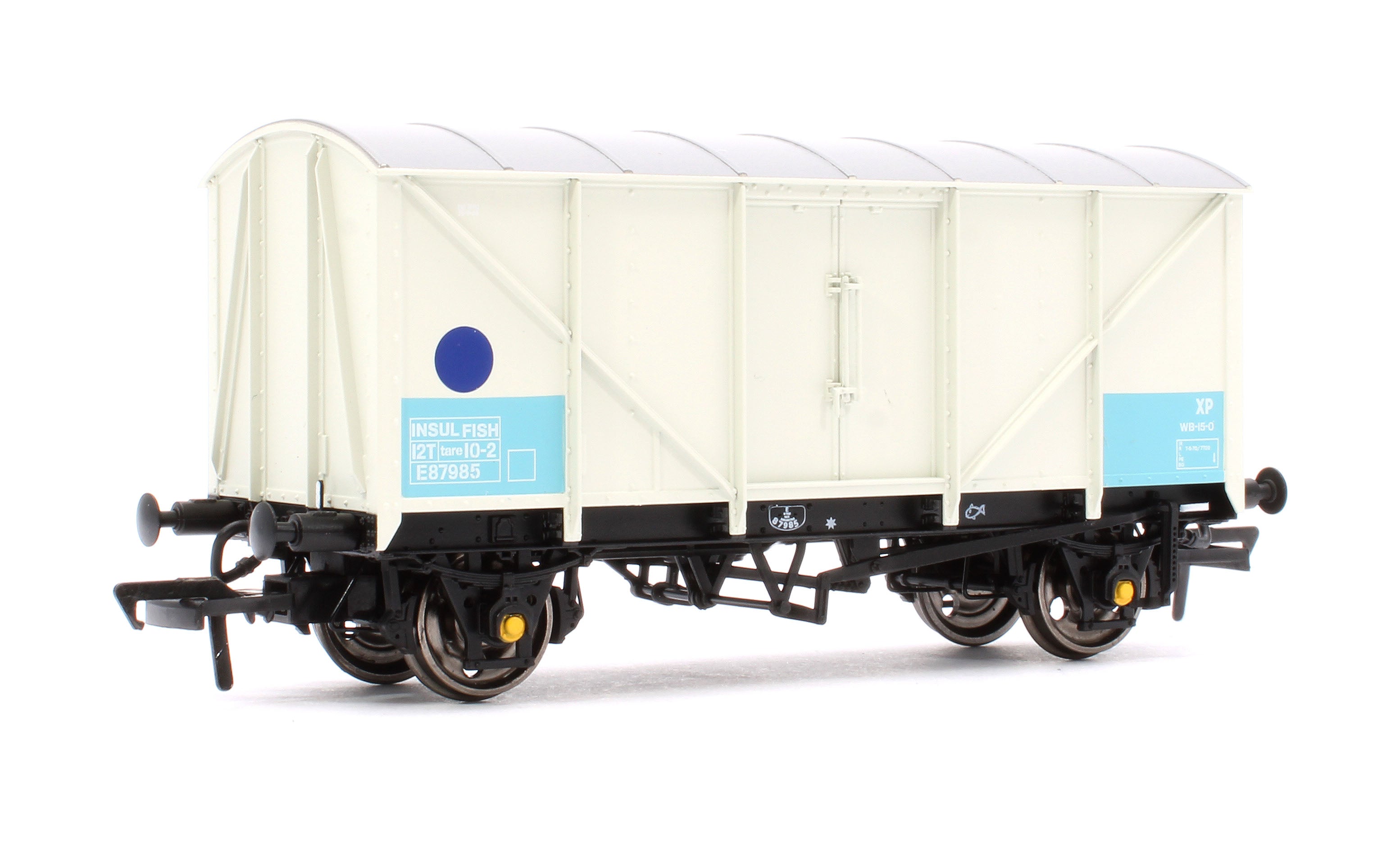 957004 - ICE Blue fish van No.E87985 - Durham Trains of Stanley