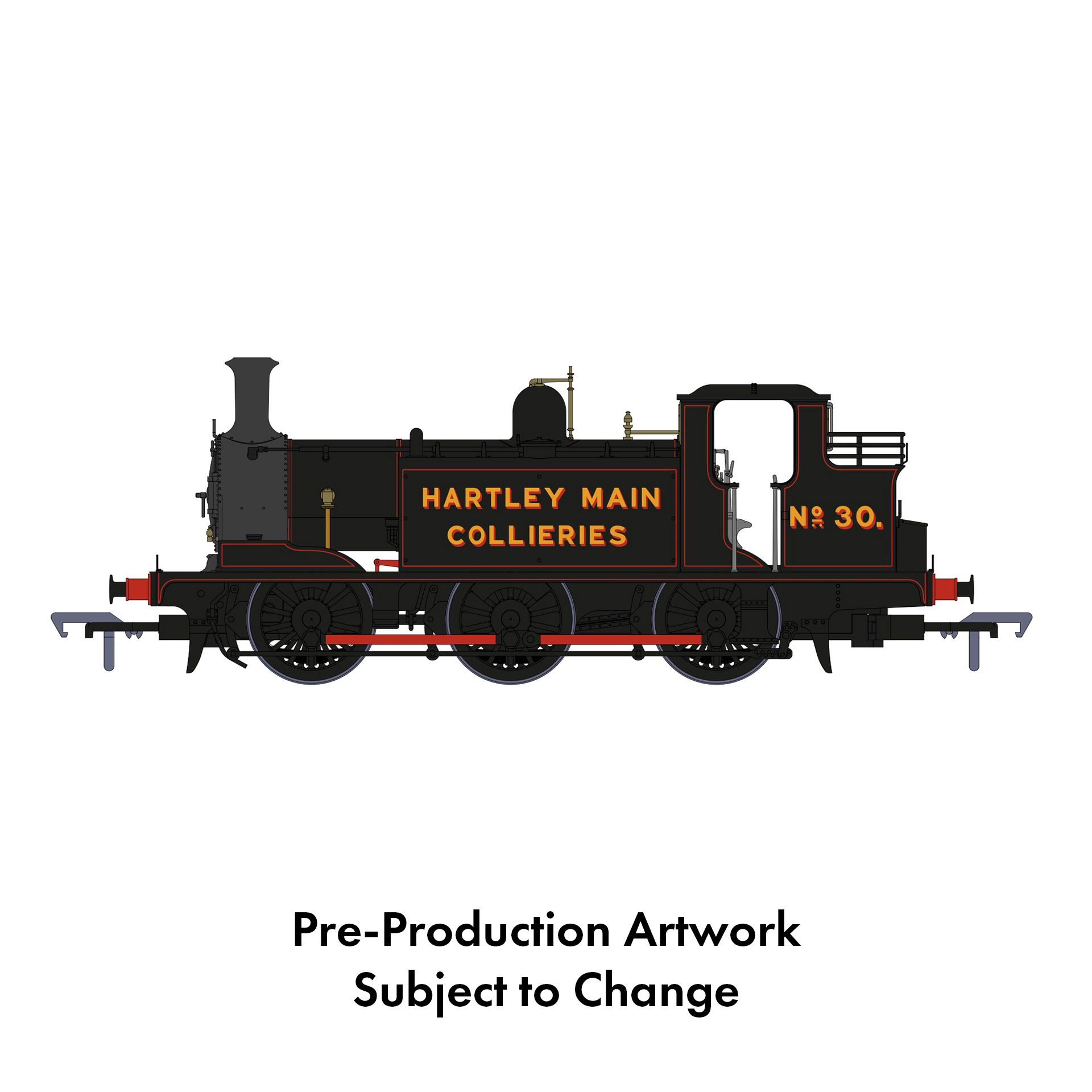 936014 - LBSCR E1 Hartley main Colliery No30 - Durham Trains of Stanley